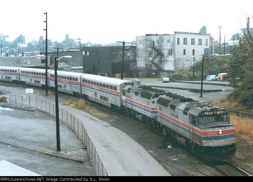 Overlooking Amtrak 793